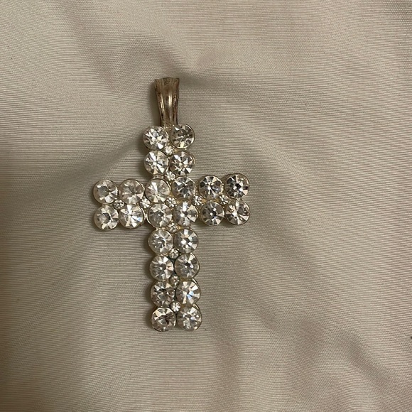 Jewelry | Bling Cross Pendant | Poshmark